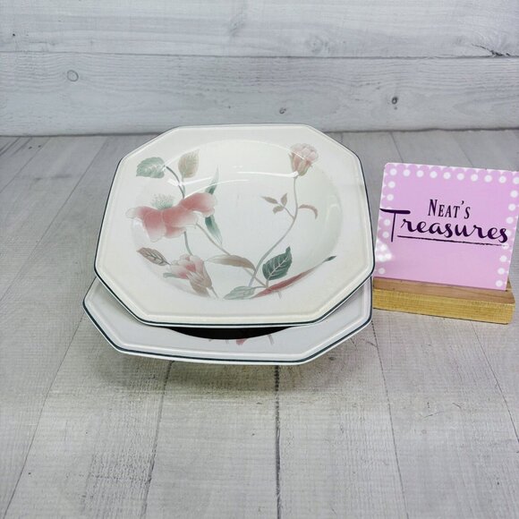 Mikasa | Dining | Mikasa Continental Silk Flowers F303 Octagonal Pink ...